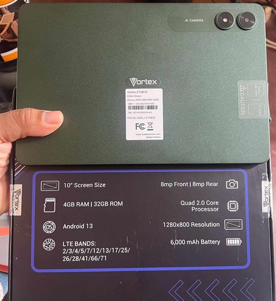 Tablet Vortex ZTAB10 de 32GB -123516 | clasificados.com.do