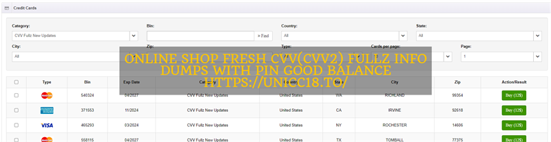 BUY DUMPS CVV INFO ONLINE[ HTTPS://UNICC18.TO/ ]SHOP FRESH CVV2 FULLZ ...